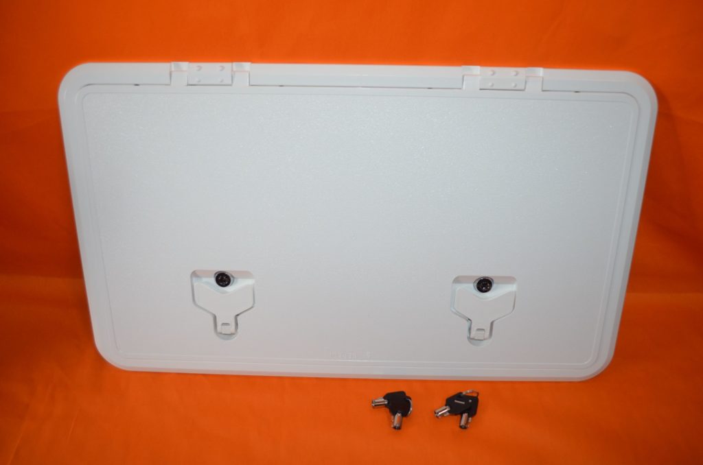 Camec - Service Door 350 x 590 mm, locking - Caramart Caravans & Trailers